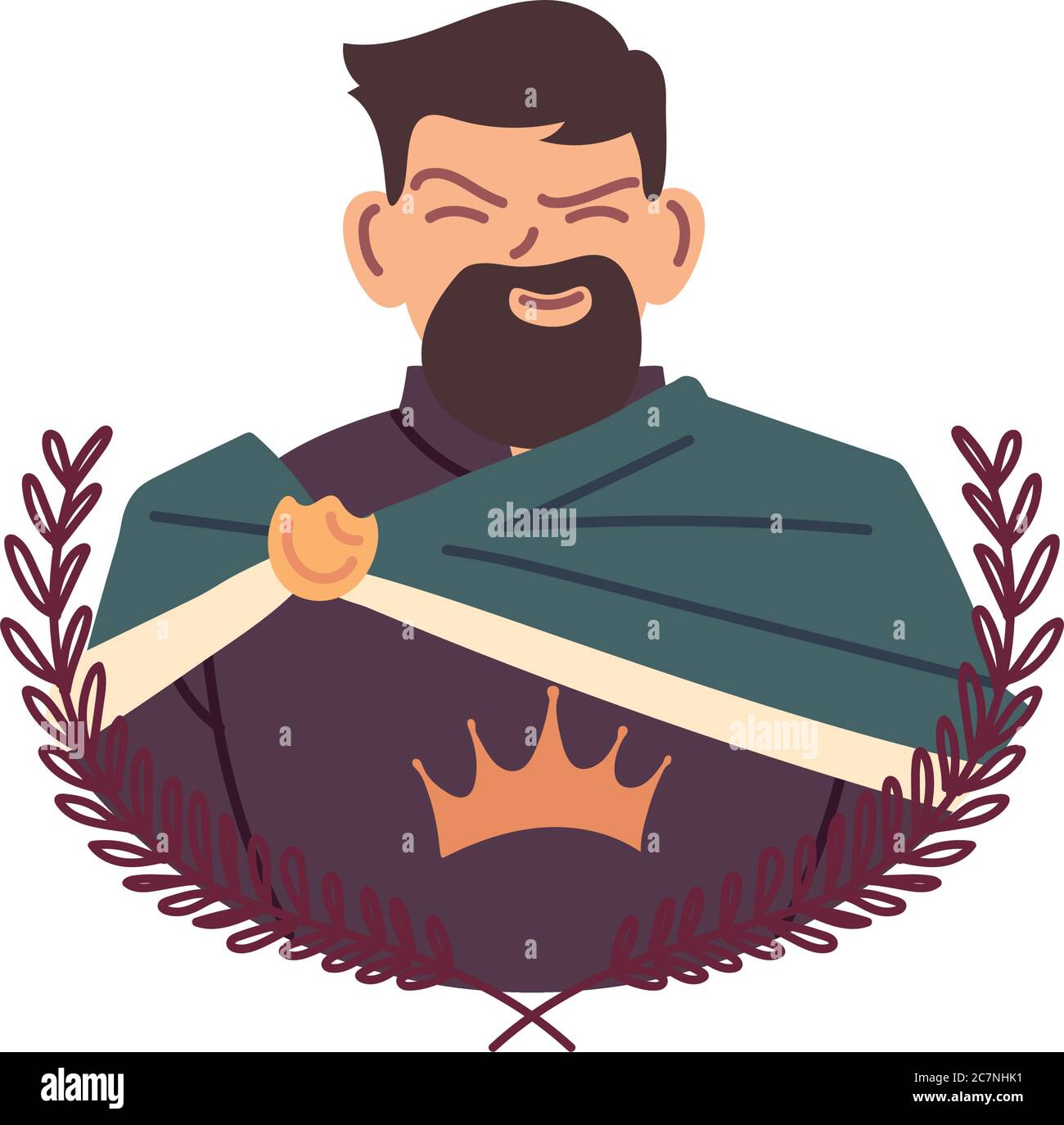 Prince wreath Stock Vector Images - Alamy