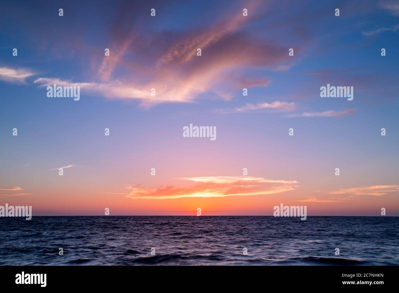 Sunset over the ocean in Western Australia Stock Photo - Alamy