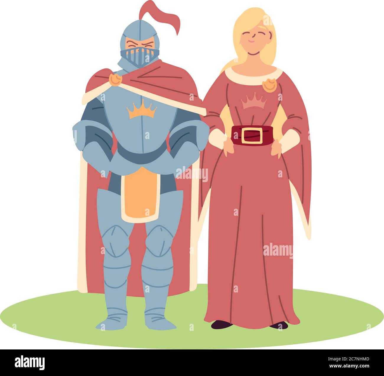 Knight And Princess High Resolution Stock Photography and Images - Alamy