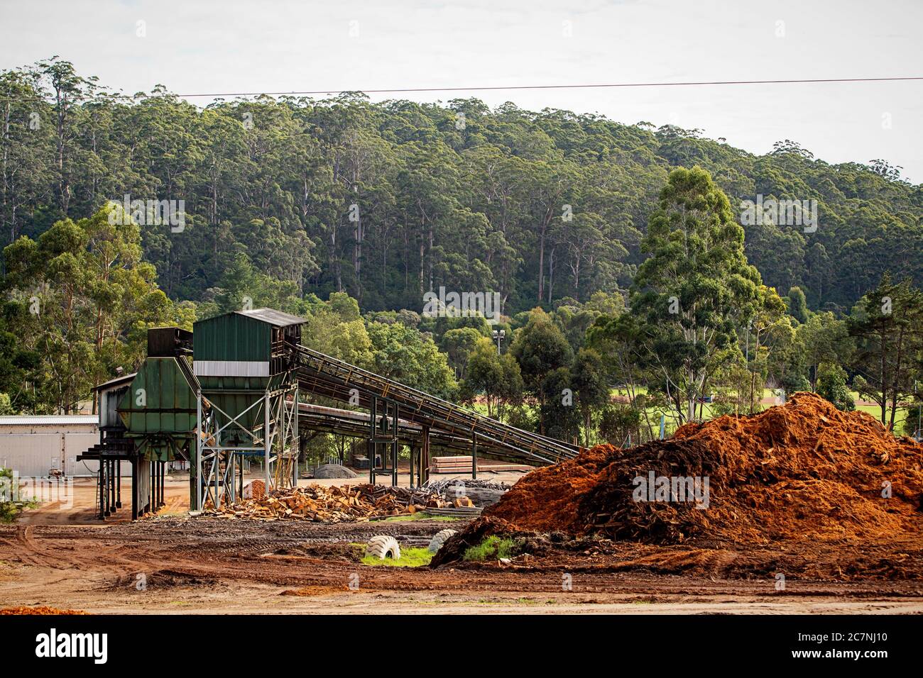 The old wood mill at Pemberton, Western Australia Stock Photo - Alamy
