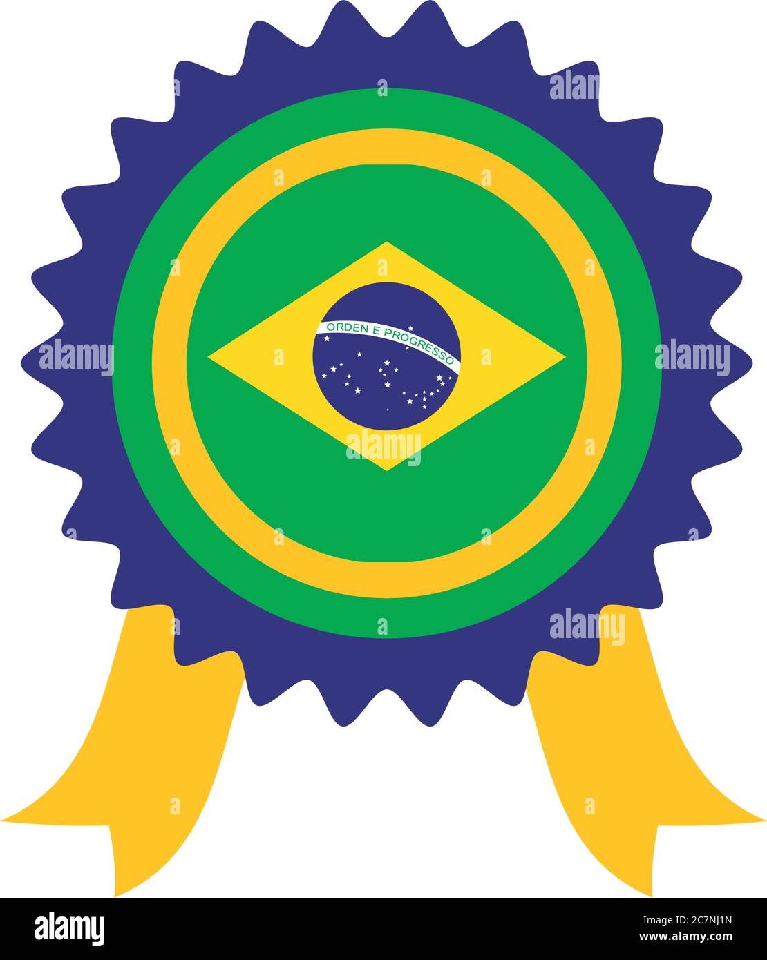 Brazil stamp state seal Stock Vector Images - Alamy