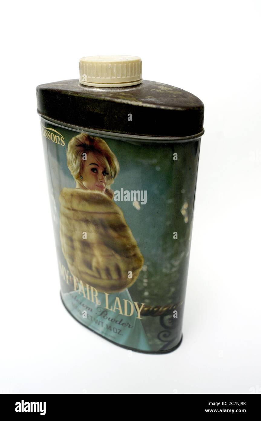 Talcum powder My Fair Lady; Cussons; London; England Stock Photo - Alamy