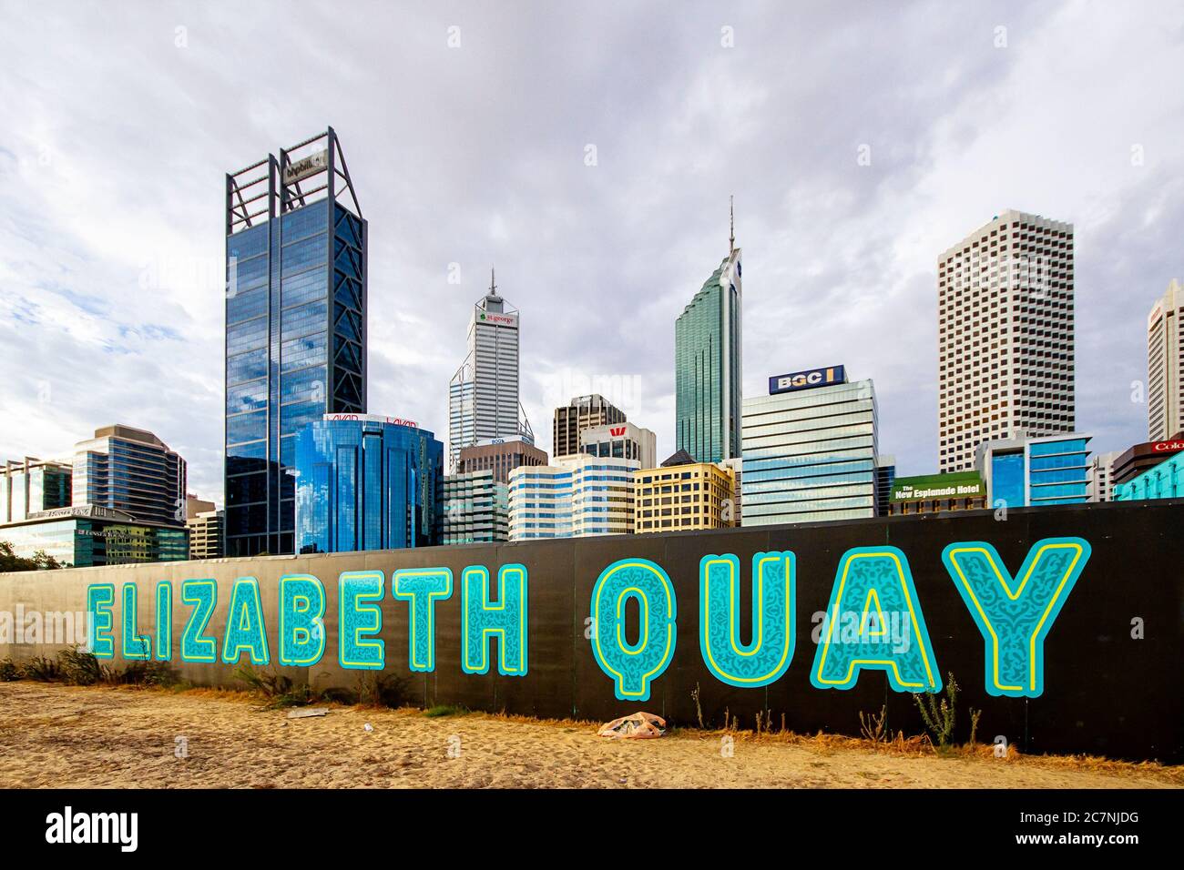 Elizabeth Quay construction site, Perth, Australia Stock Photo - Alamy
