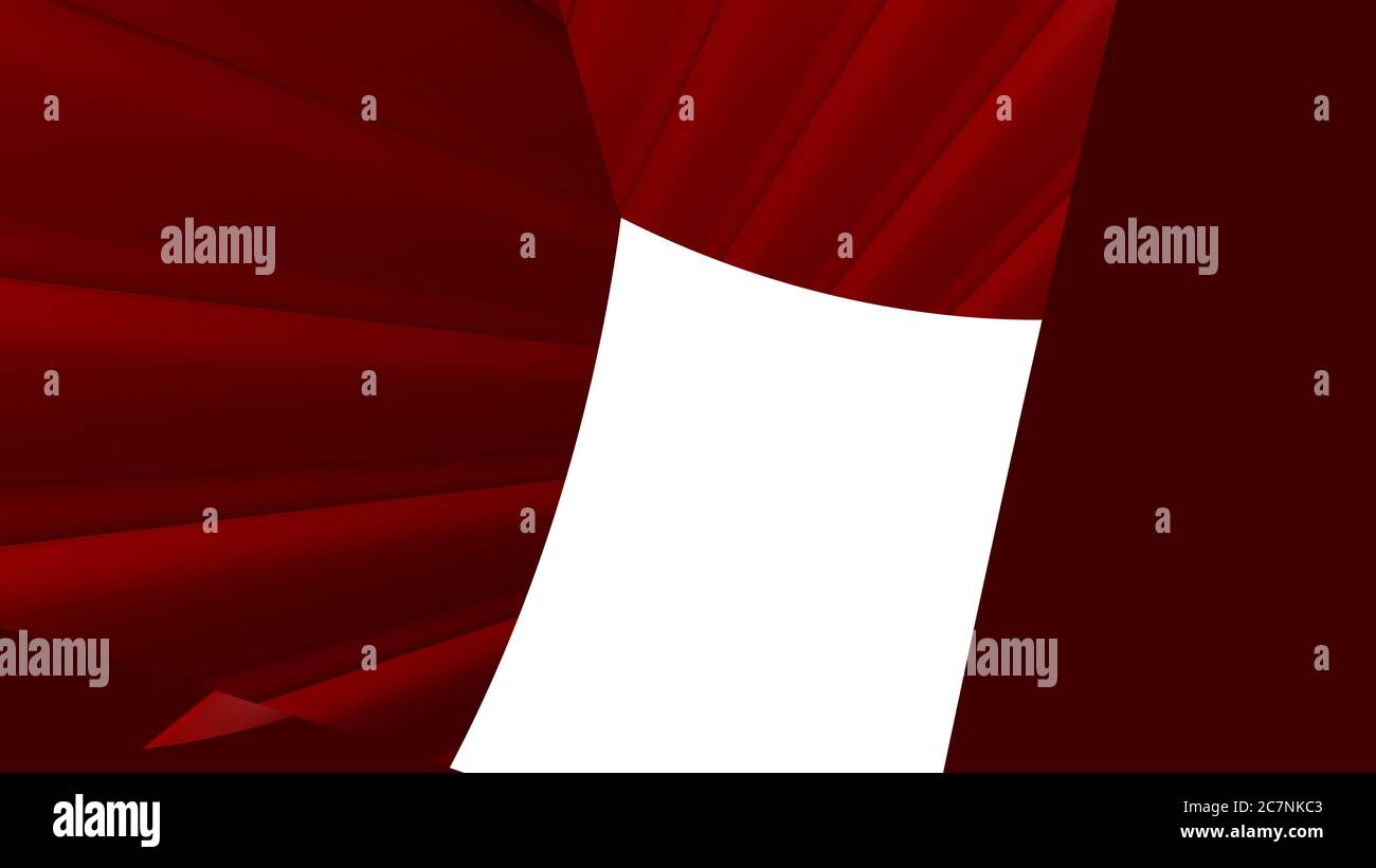 3D illustration of a textured background in MAROON color and white with ...