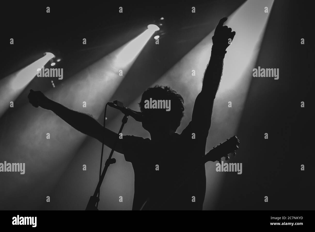 Jazz and pop singer Black and White Stock Photos & Images - Alamy