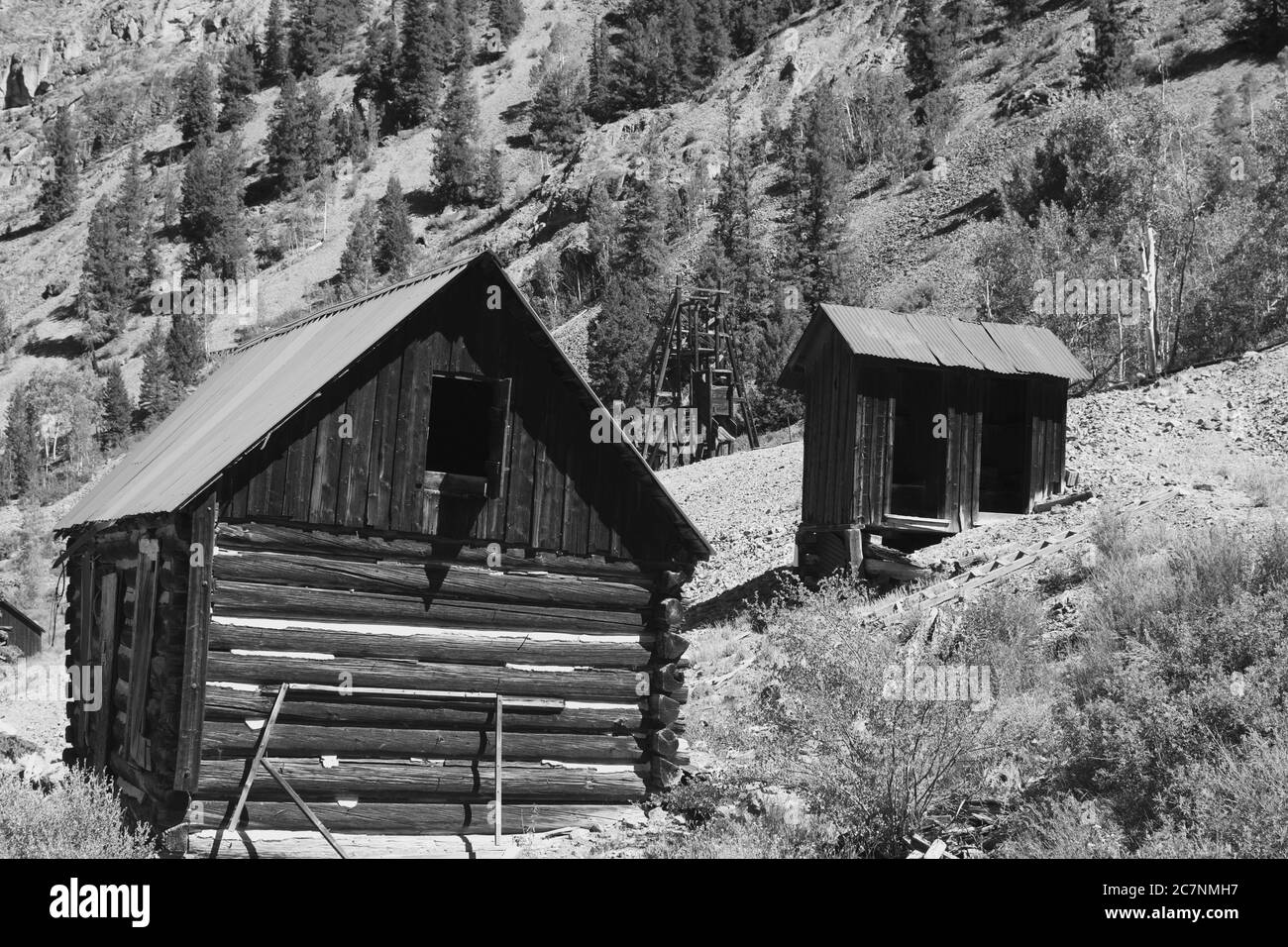 Ute Ulay Mine Lake City Colorado. Opened for operation in 1876, the ...