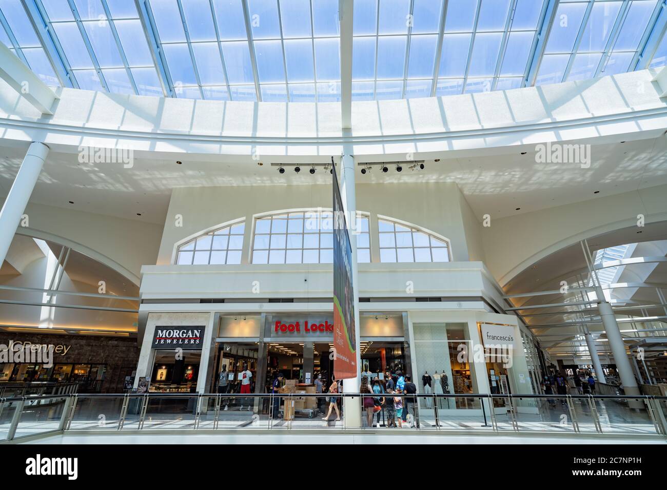 Las Vegas, JUL 14, 2020 - Interior view of the Galleria at Sunset Stock ...