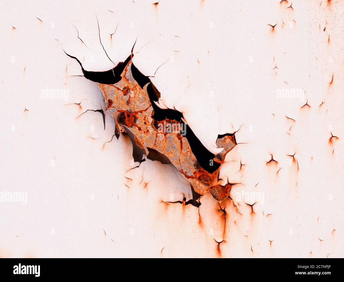 Closeup shot of a cracked white wall - perfect for background Stock ...