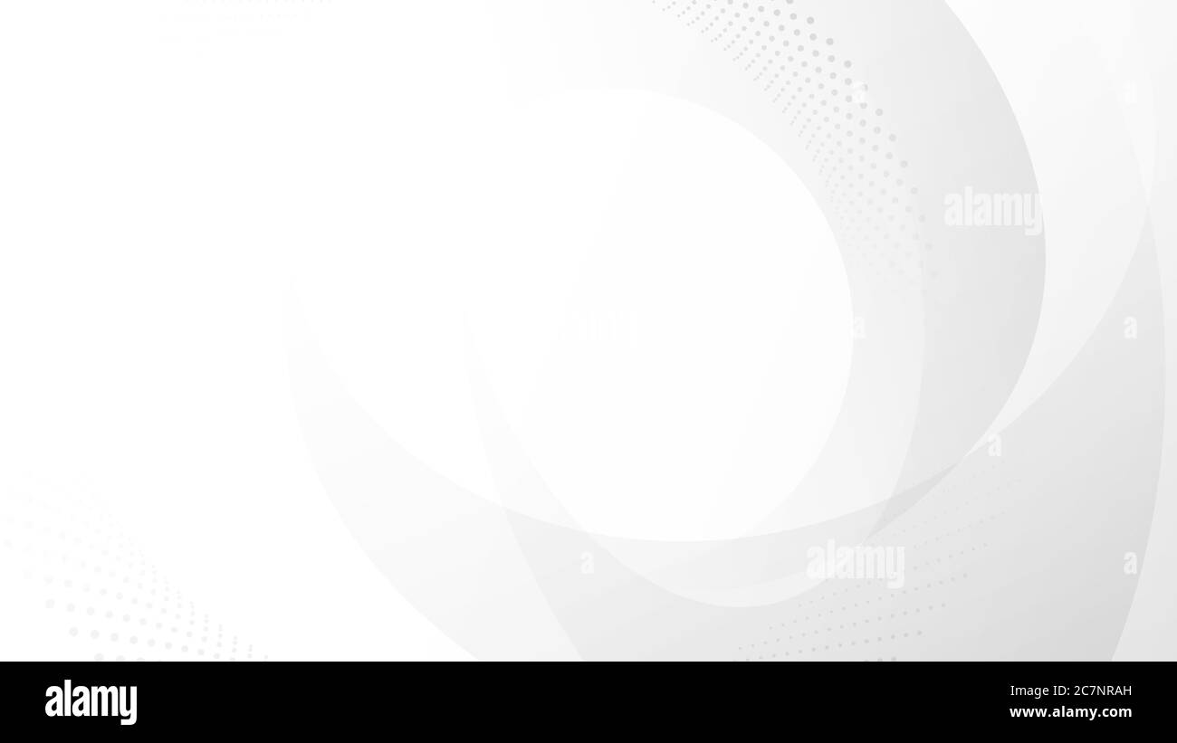 Abstract White and Gray Gradient Background. Modern Transparency Circle ...