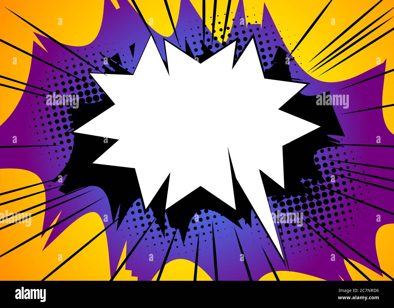 Cartoon design colored background. Comic book backdrop illustration ...