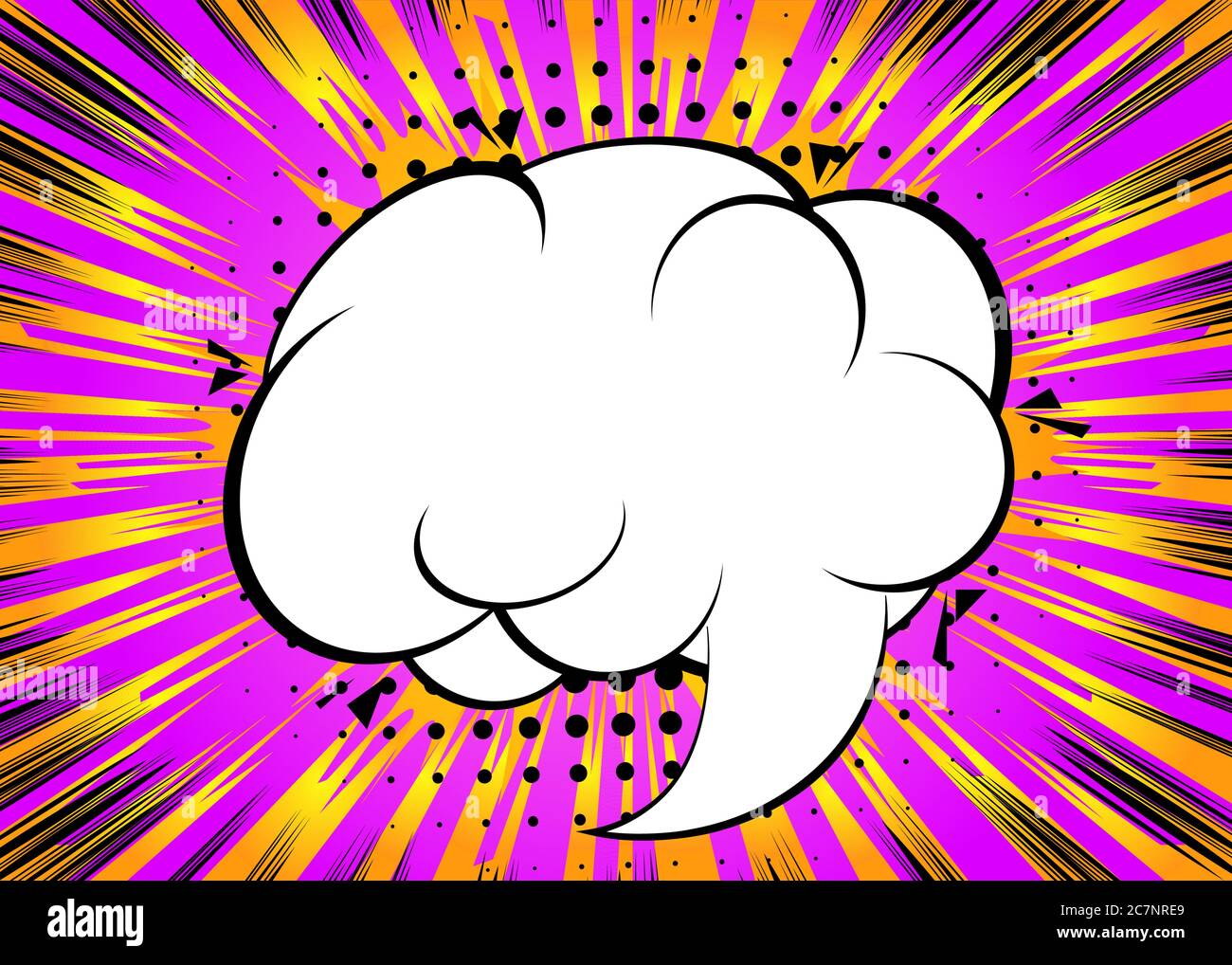 Cartoon design colored background. Comic book backdrop illustration ...