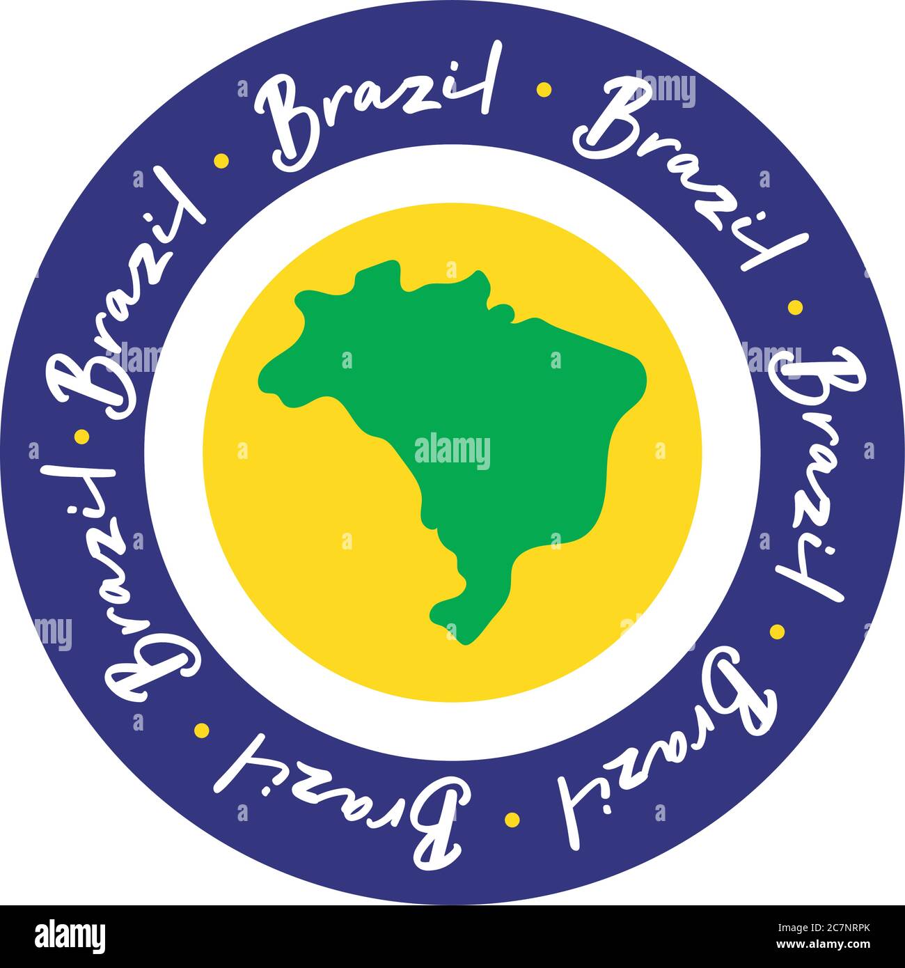 Brazil i love you Stock Vector Images - Alamy