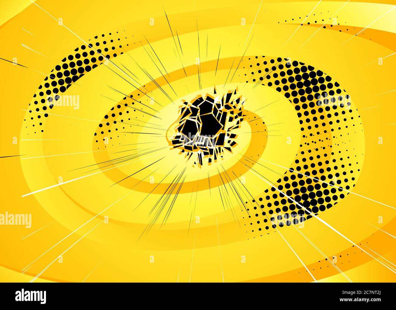 Cartoon design colored background. Comic book backdrop illustration ...