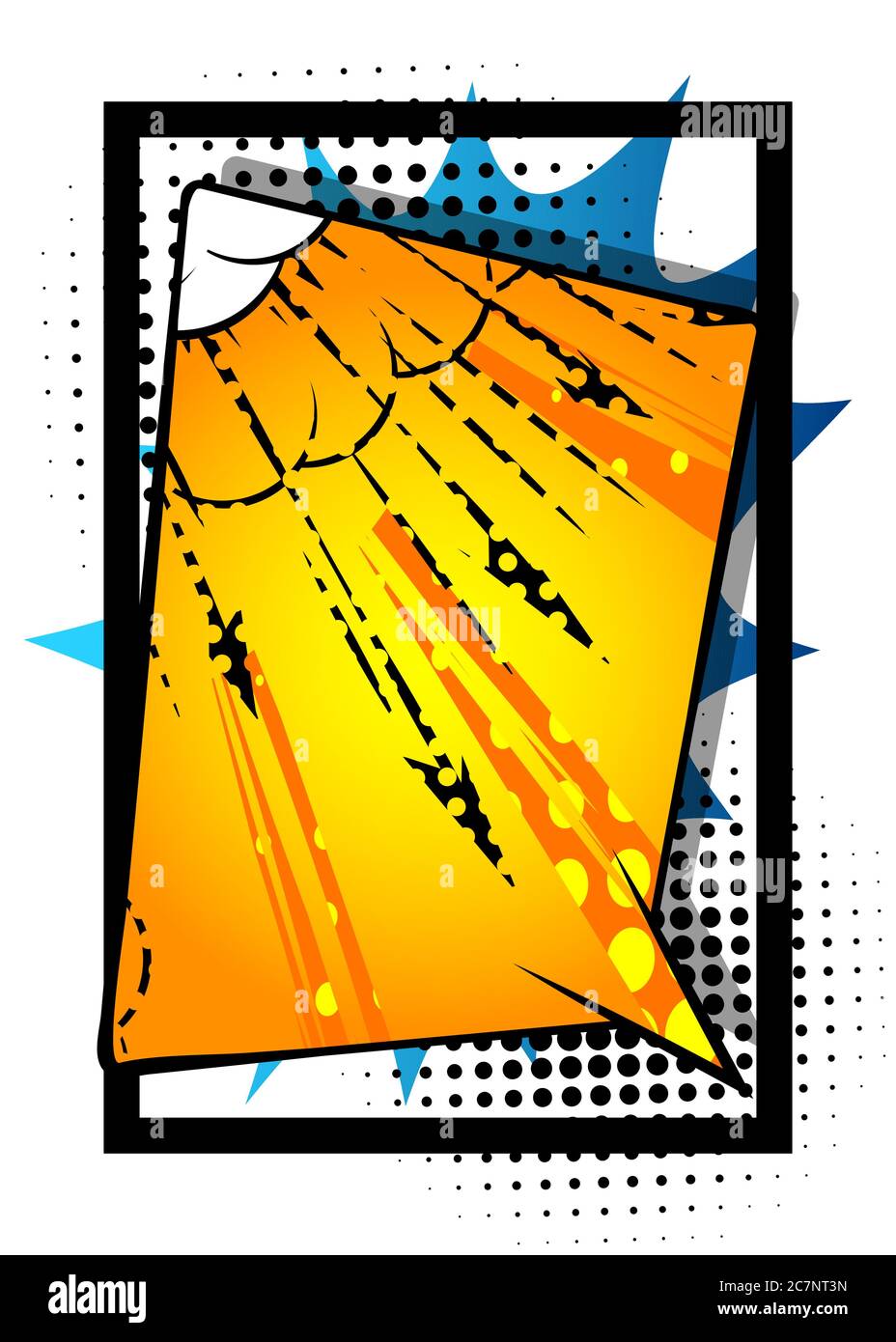 Cartoon design colored background. Comic book backdrop illustration ...