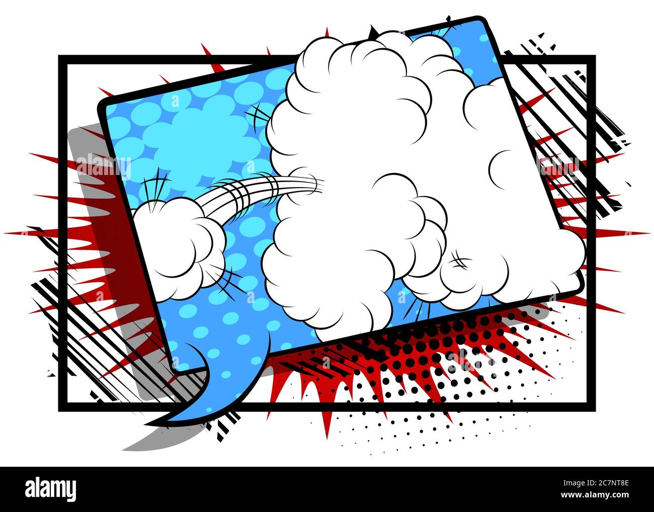 Cartoon design colored background. Comic book backdrop illustration ...