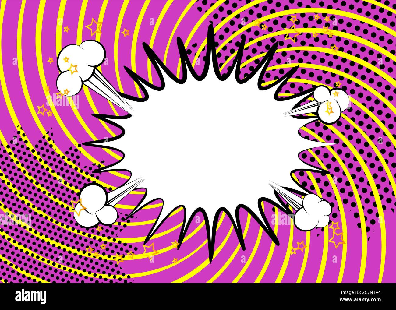 Cartoon design colored background. Comic book backdrop illustration ...