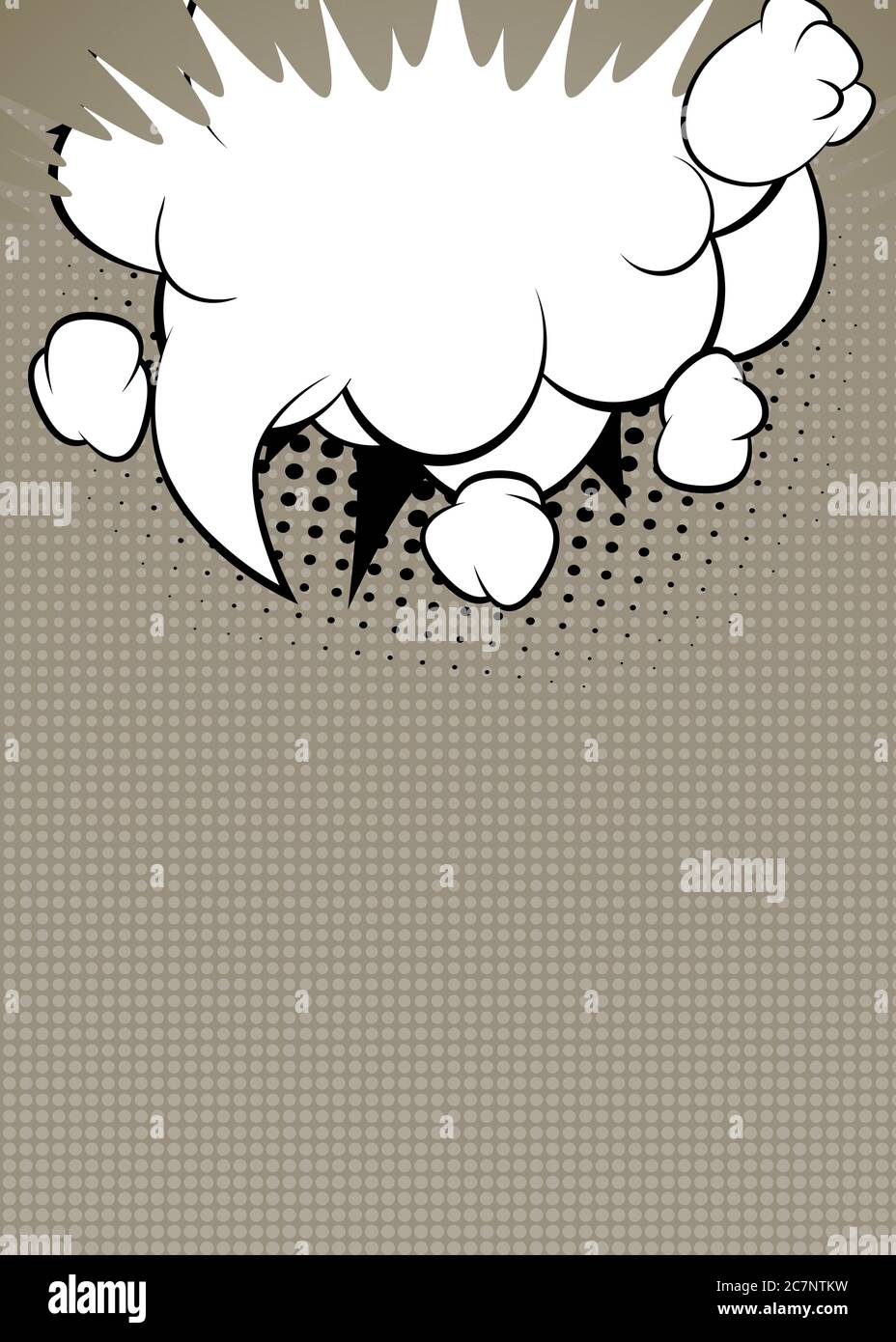 Cartoon design colored background. Comic book backdrop illustration ...