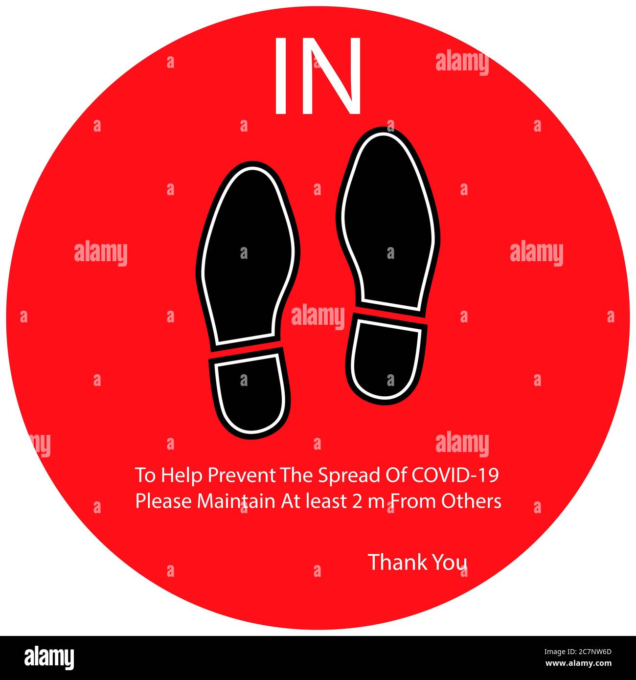 Foot Symbol Marking the standing position, the floor as markers for ...