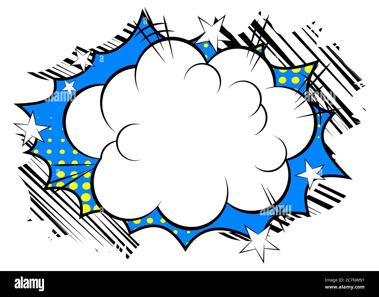 Cartoon design colored background. Comic book backdrop illustration ...