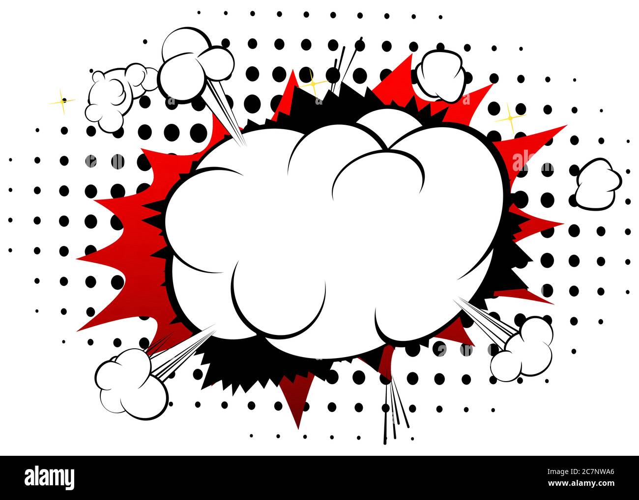 Cartoon design colored background. Comic book backdrop illustration ...