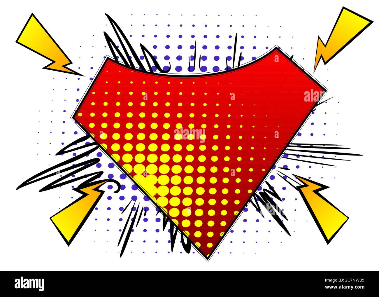 Cartoon design colored background. Comic book backdrop illustration ...