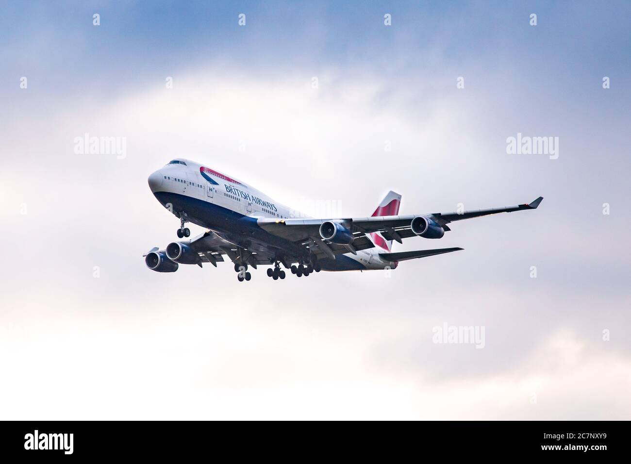 London, UK. 24th Mar, 2020. British Airways Boeing 747 Jumbo Jet ...