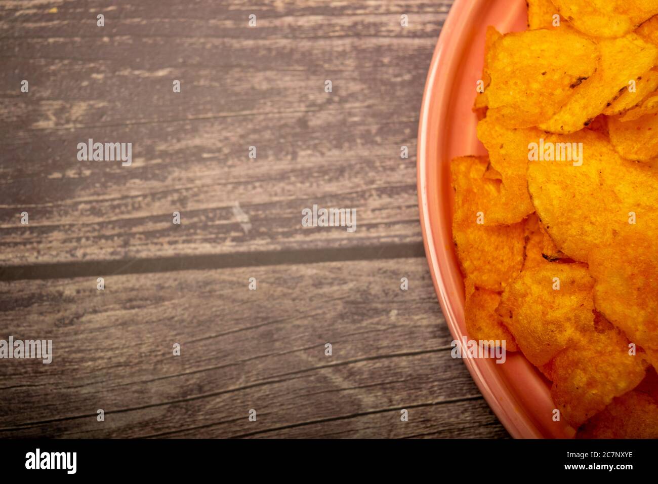 Round tortilla chips hi-res stock photography and images - Alamy