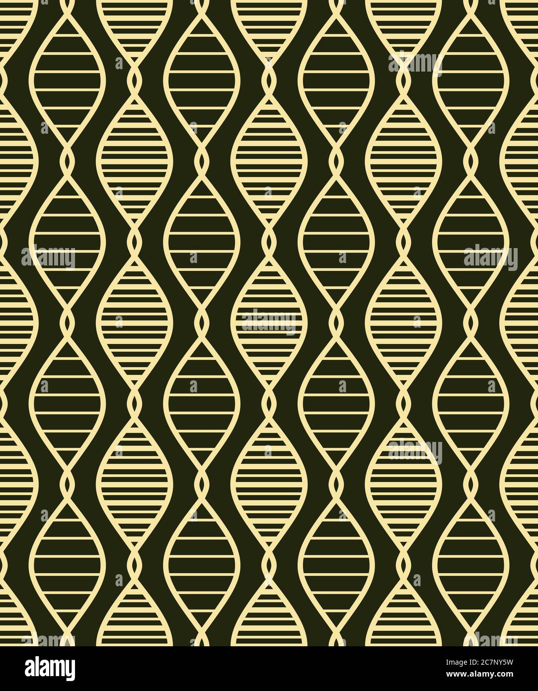 Premium design of a seamless repetitive pattern in flowing motion dna ...