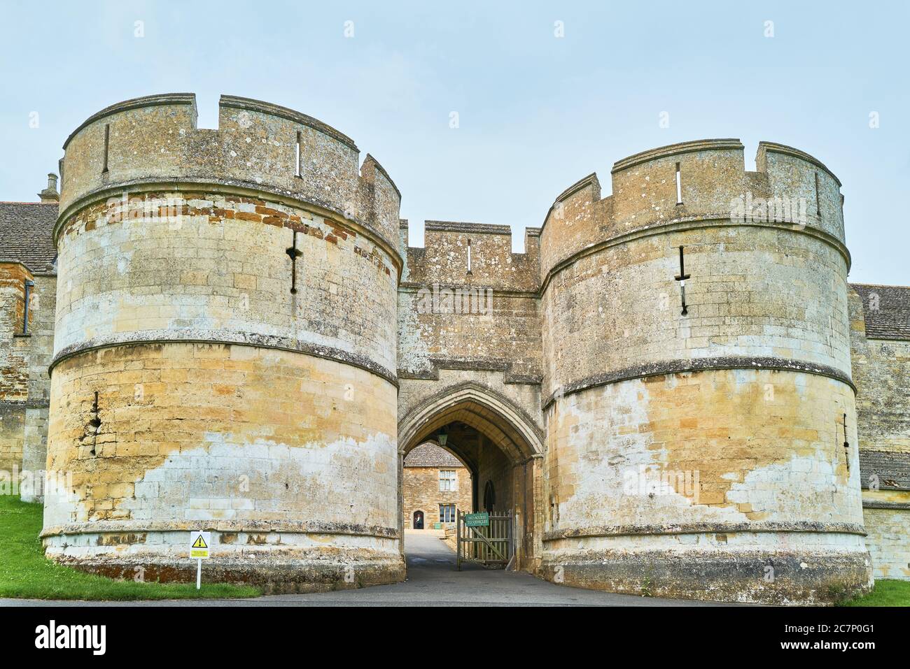 Rockingham castle, built by William I, the conqueror, in eleventh ...
