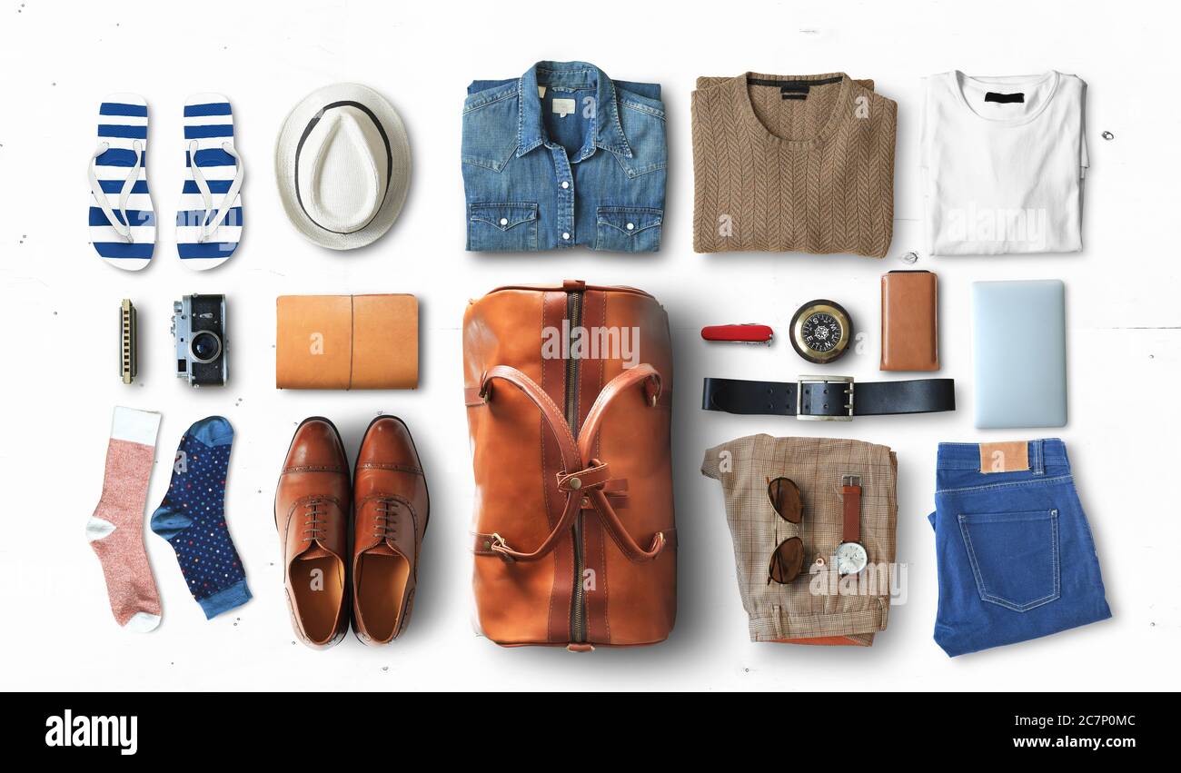 Clothes and accessory concept on the topic of fashion and classic ...