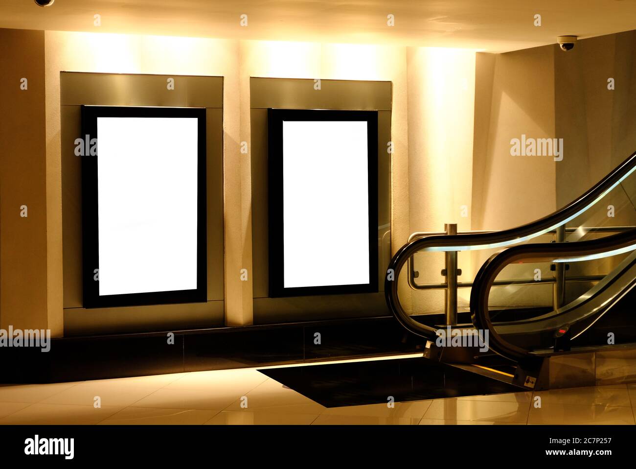 Closeup shot of a blank white screen in the office - perfect for your ...