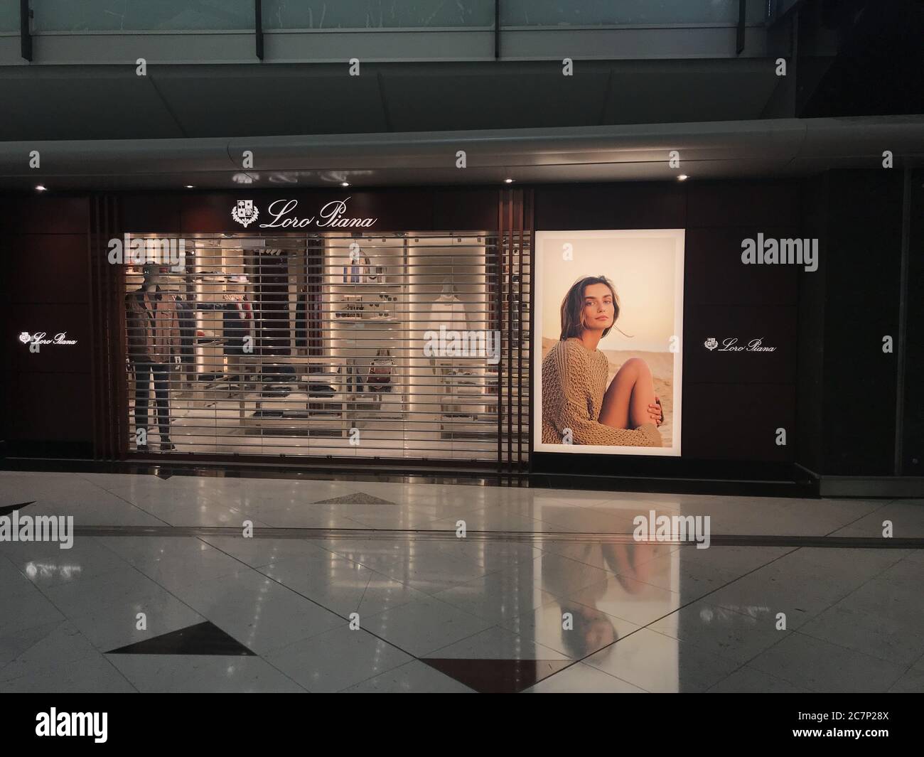 HONG KONG, CHINA - Jun 01, 2020: Indoor shots of International Hong ...