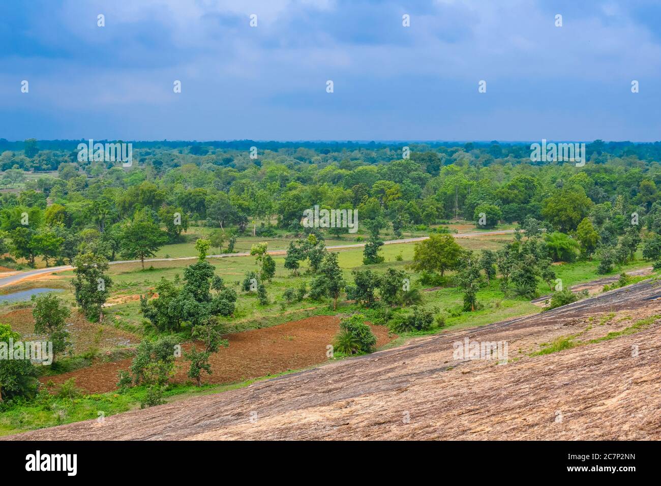Landscape Scenery Image From Over The Hills 02 Stock Photo - Alamy