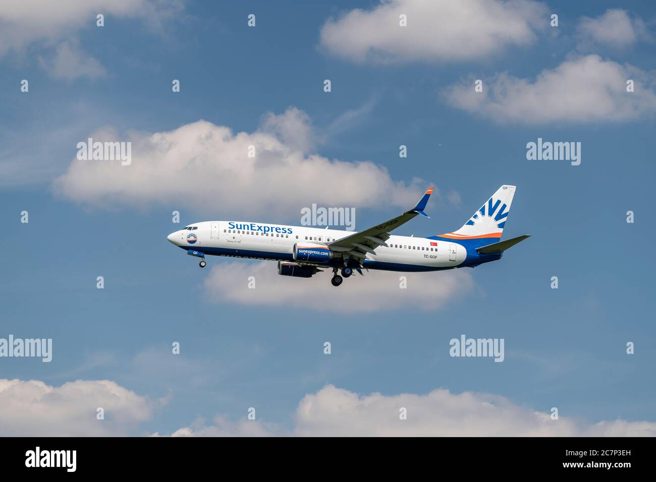 Munich, Germany - September 03. 2019 : Sunexpress Boeing 737-800 with ...