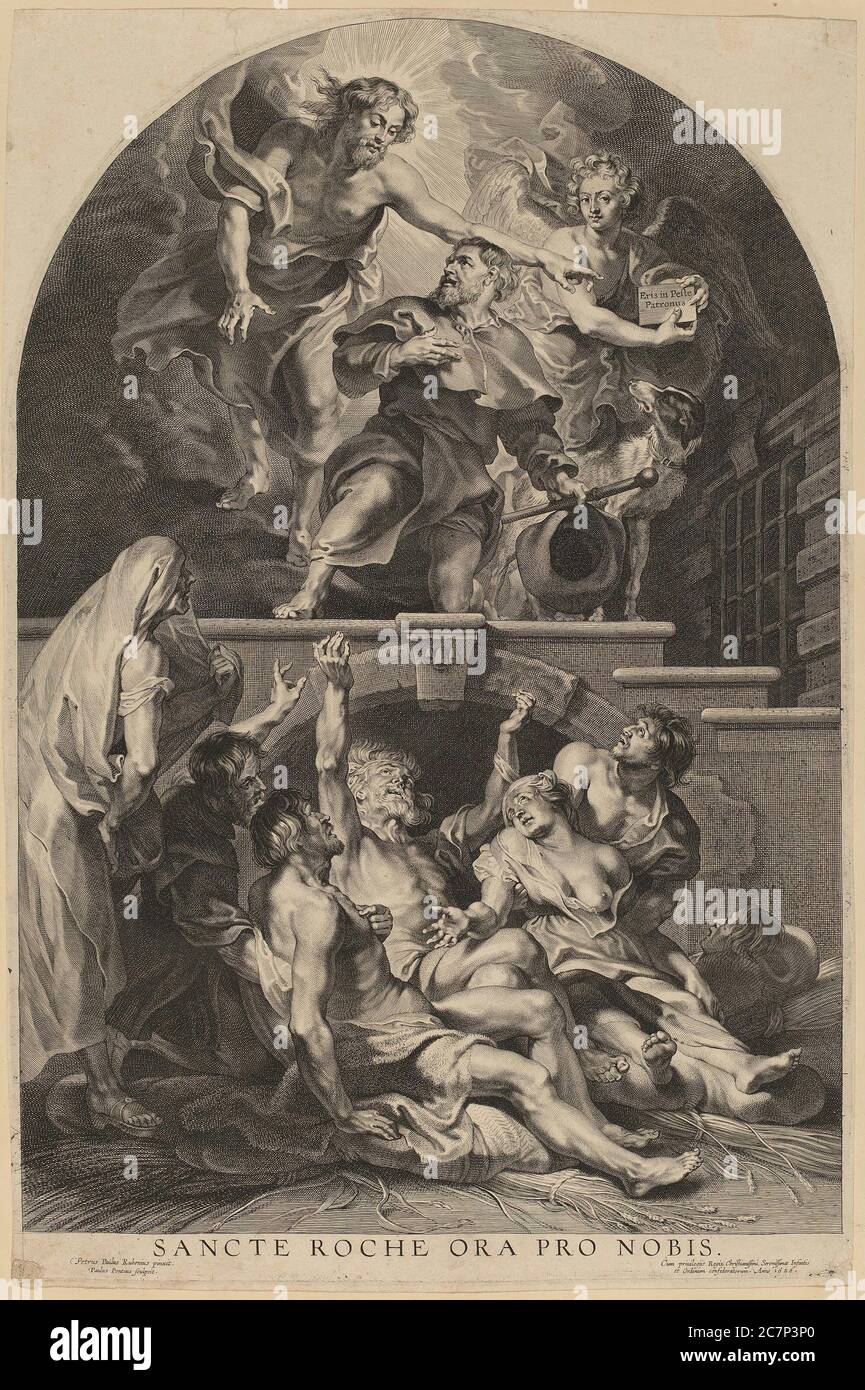 Artwork from the famous old master painter Peter Paul Rubens Stock ...