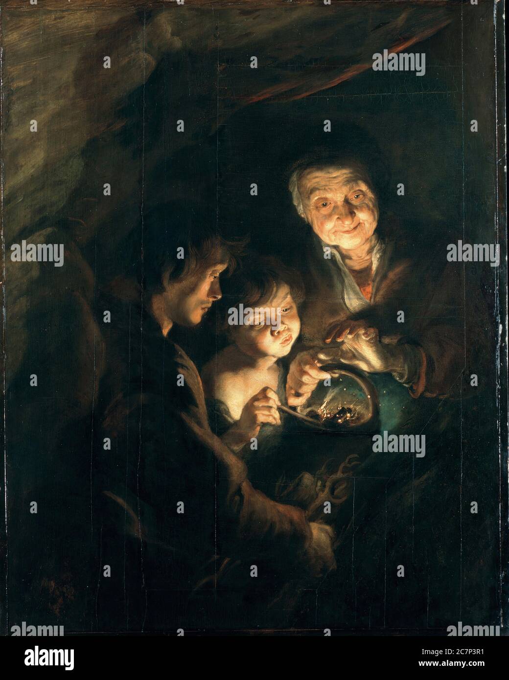 Artwork from the famous old master painter Peter Paul Rubens Stock ...