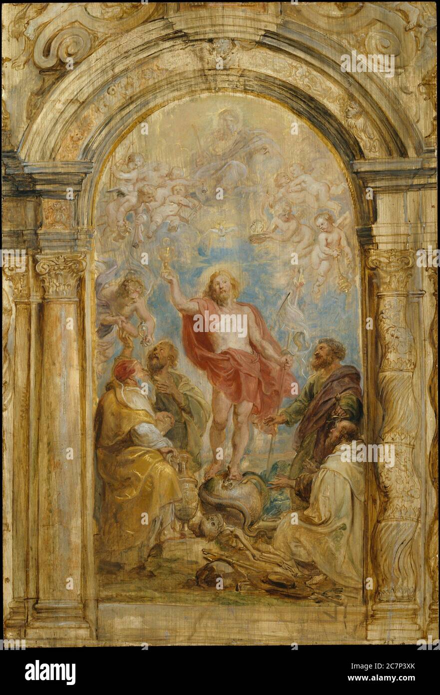 Artwork from the famous old master painter Peter Paul Rubens Stock ...