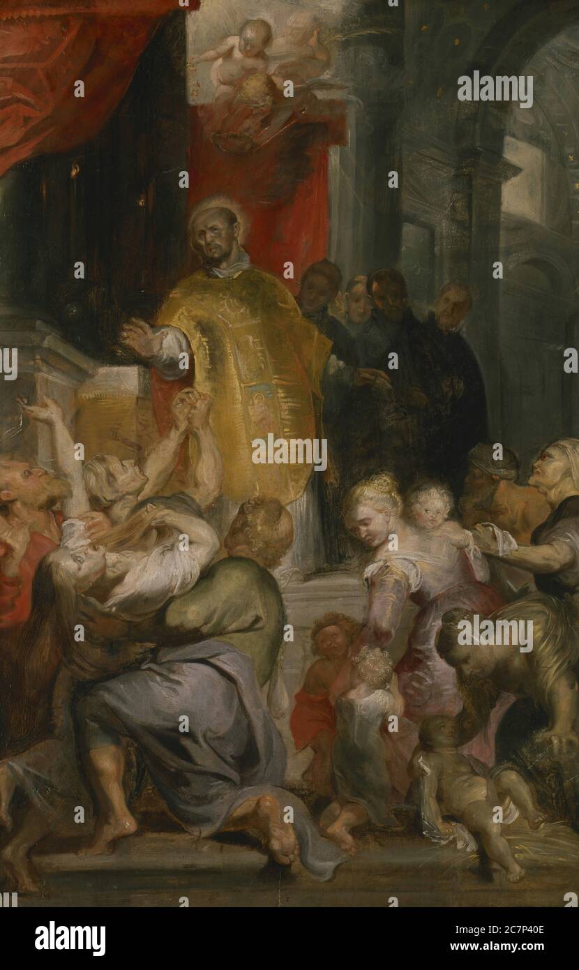 Artwork from the famous old master painter Peter Paul Rubens Stock ...