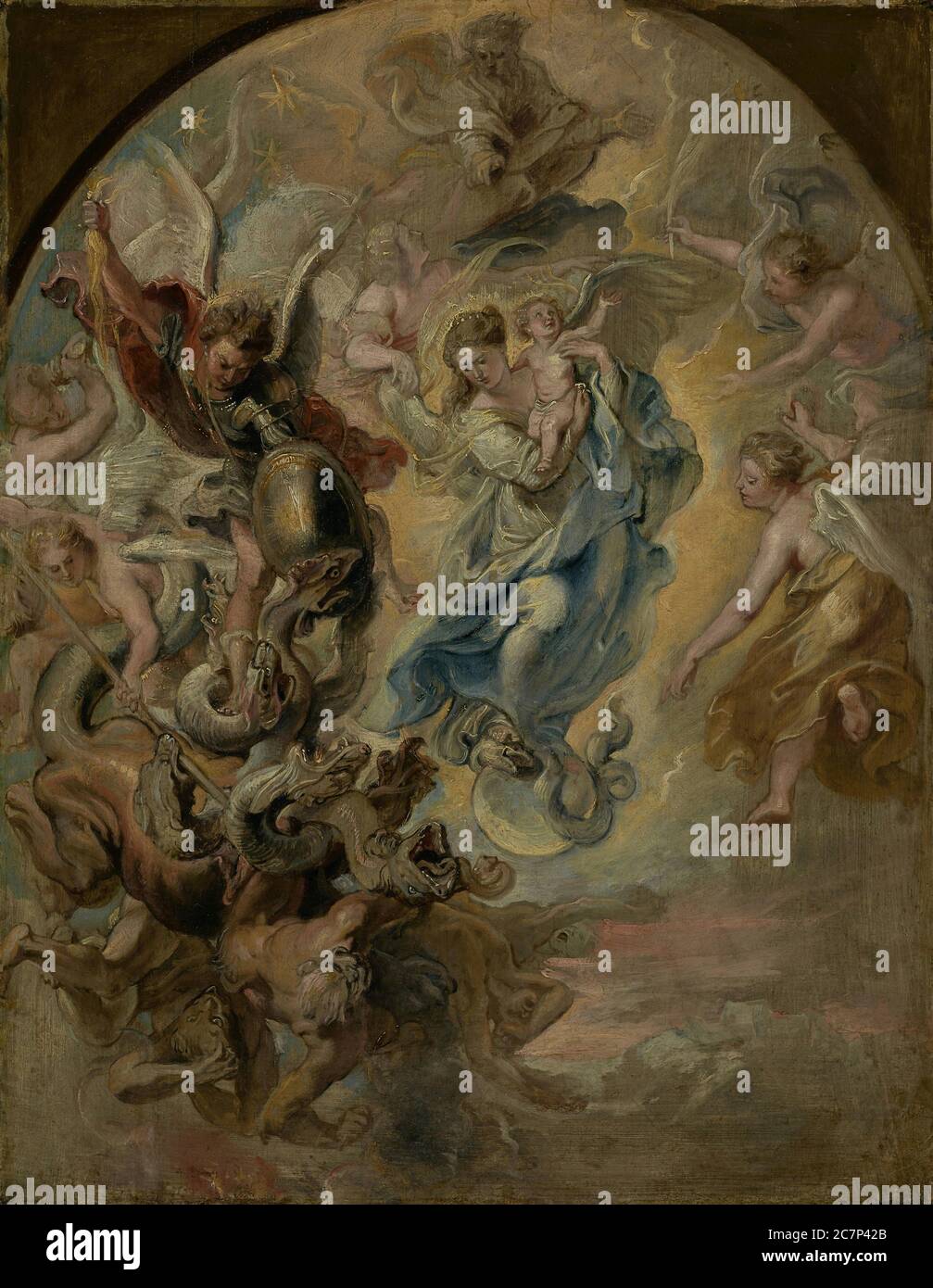 Artwork from the famous old master painter Peter Paul Rubens Stock ...