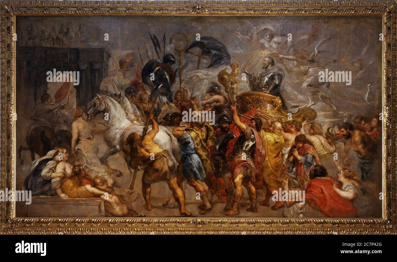 Artwork from the famous old master painter Peter Paul Rubens Stock ...