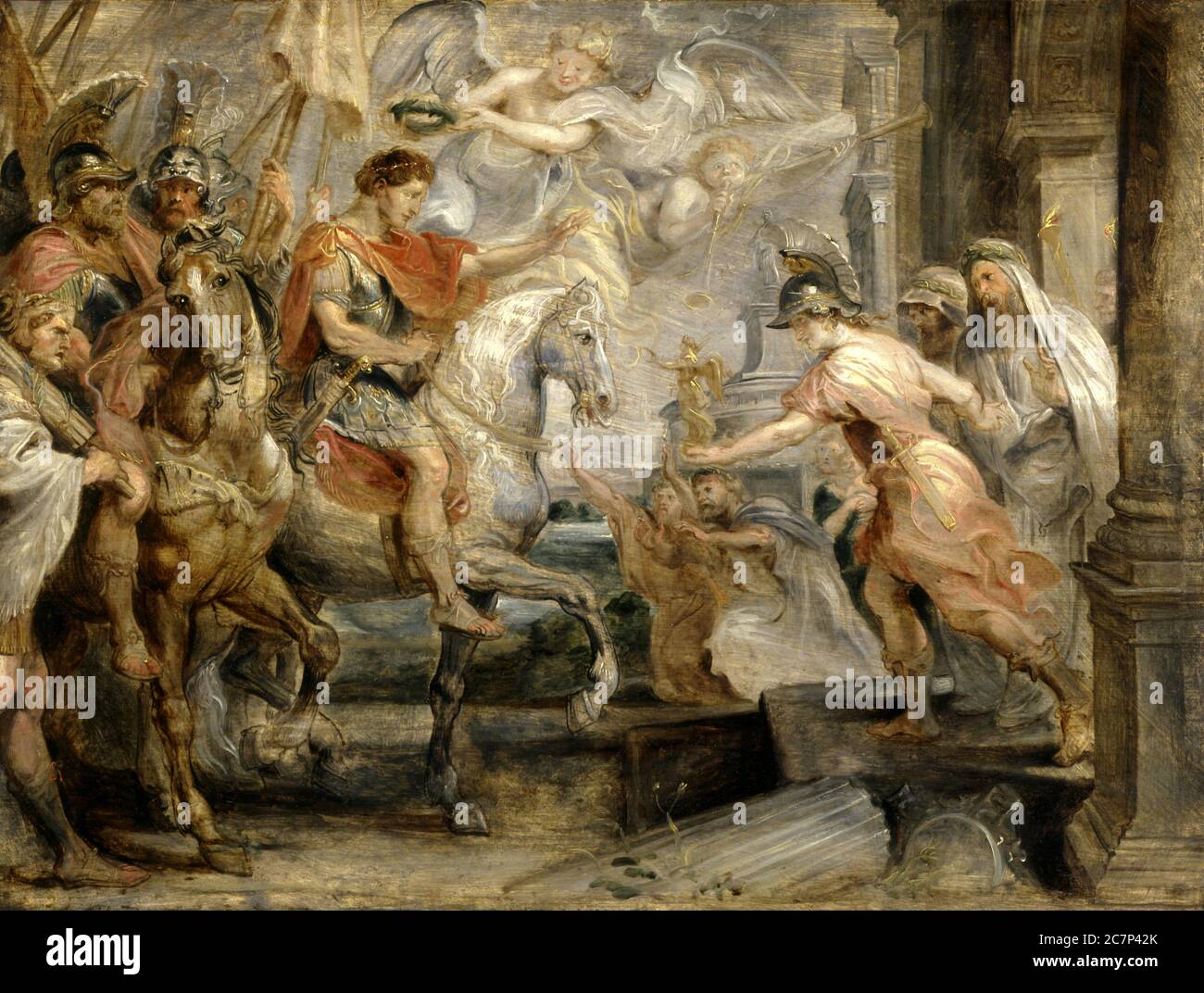 Artwork from the famous old master painter Peter Paul Rubens Stock ...