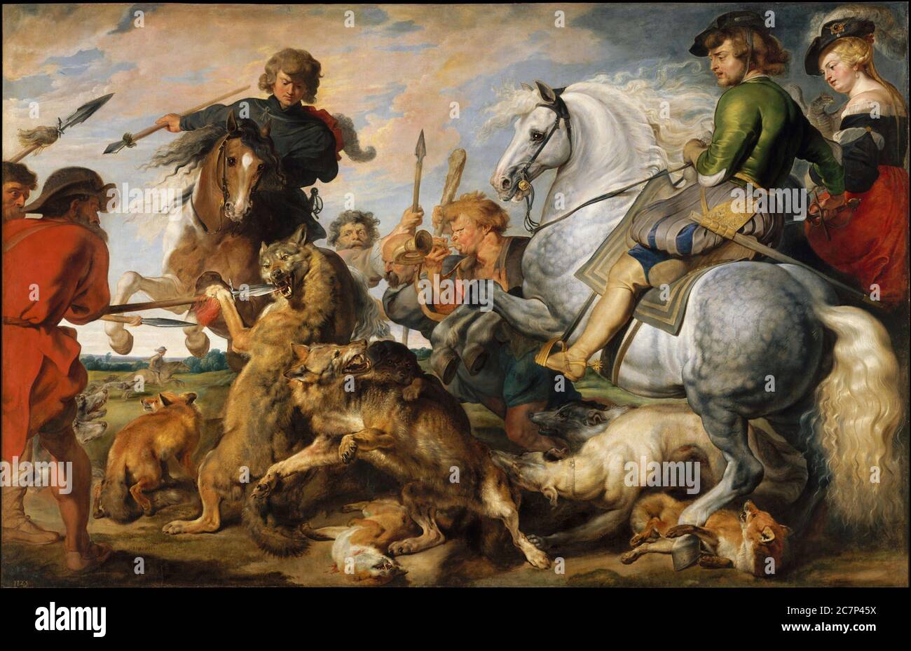 Artwork from the famous old master painter Peter Paul Rubens Stock ...