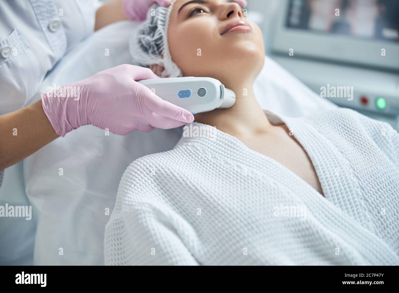 Woman decollete beauty hi-res stock photography and images - Alamy