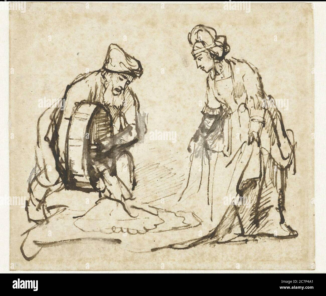 Artwork from the famous old master painter Rembrandt Stock Photo - Alamy