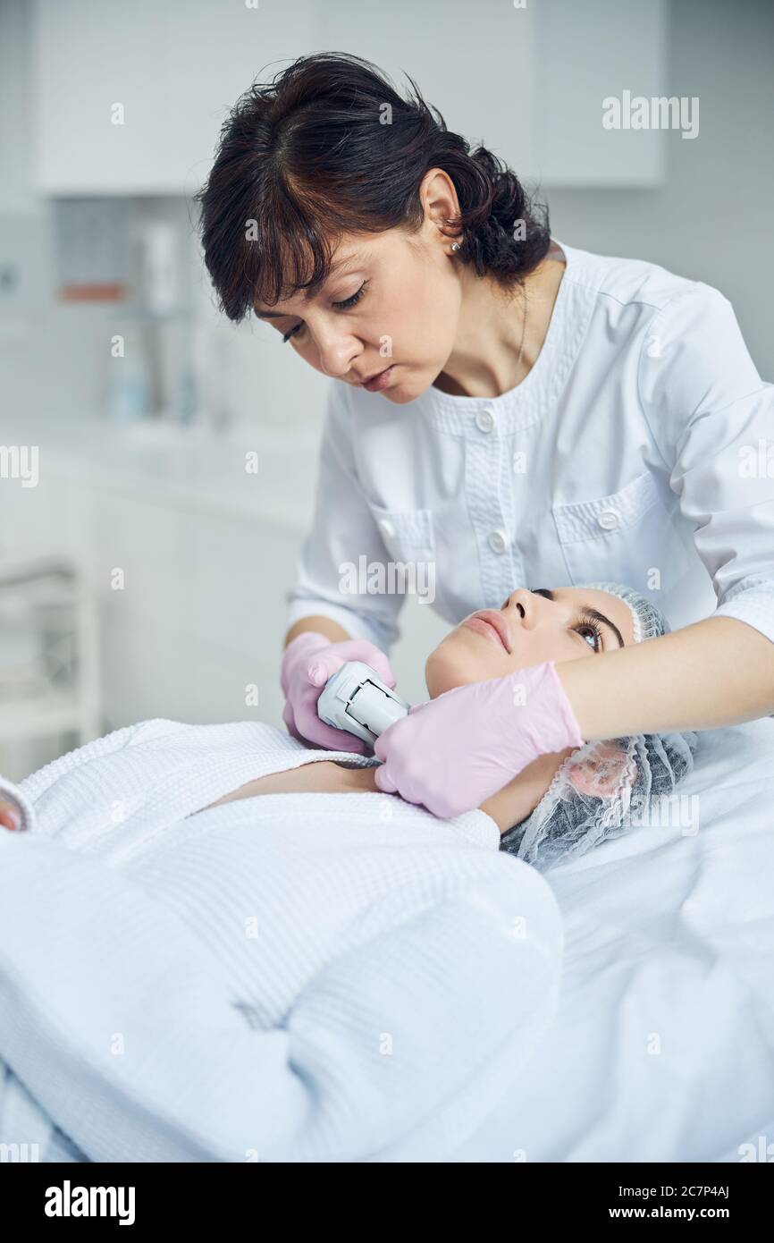 Woman decollete beauty hi-res stock photography and images - Alamy