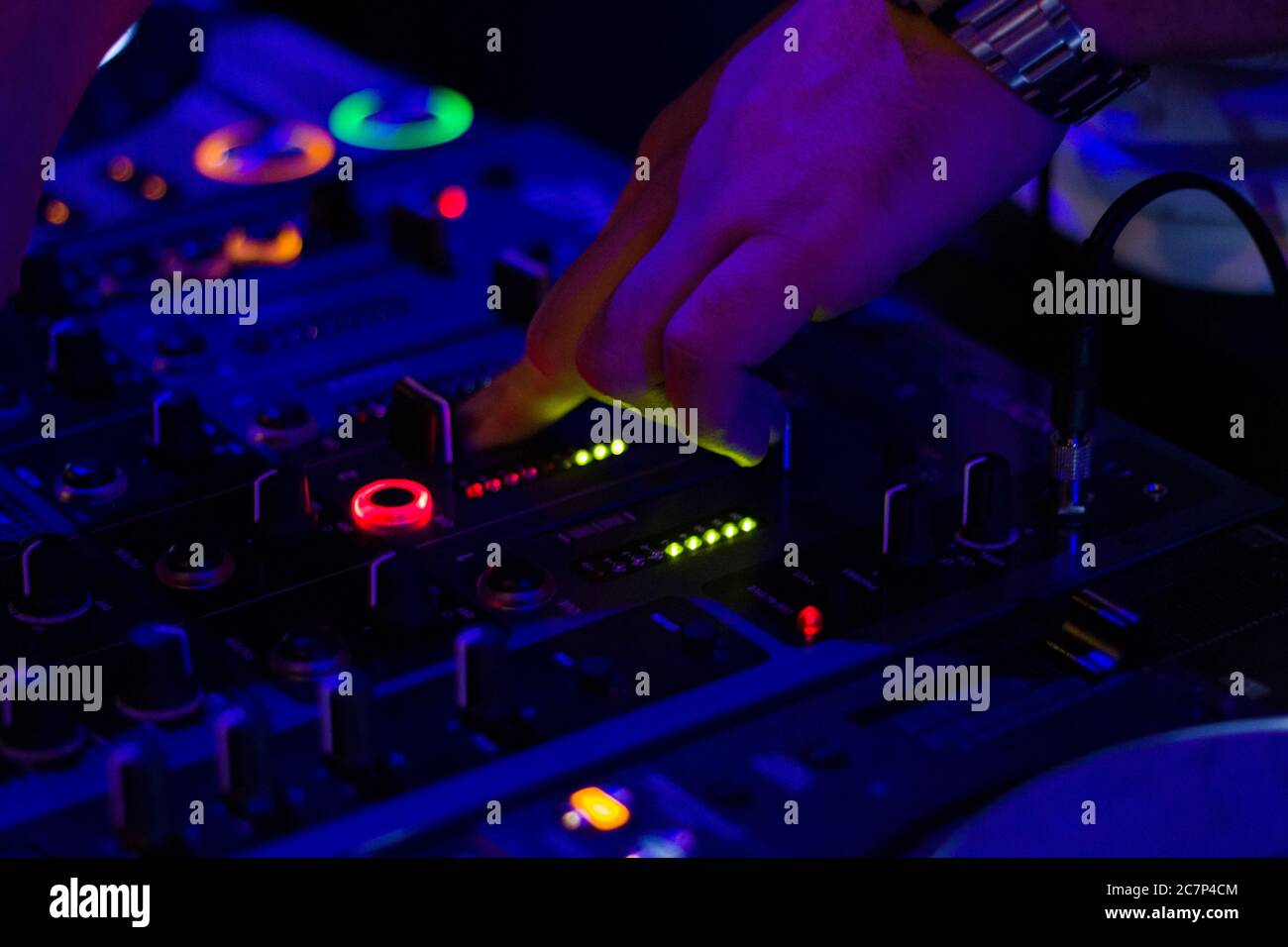 TBILISI, GEORGIA - MART 02, 2018: Night club music instrument DJ ...