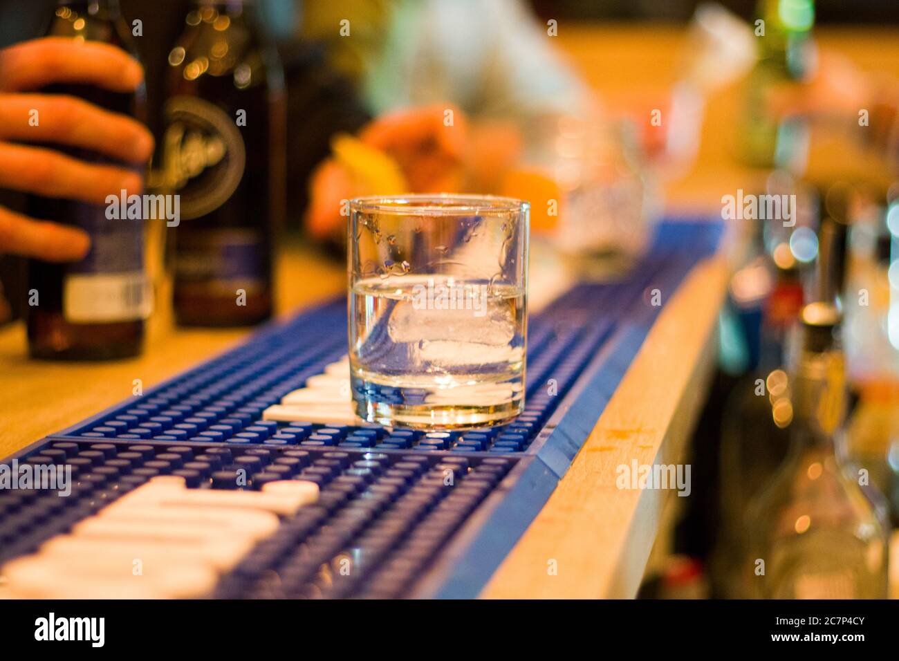 cocktail in bar, alcoholic drink in glass, ace and alcohol background ...