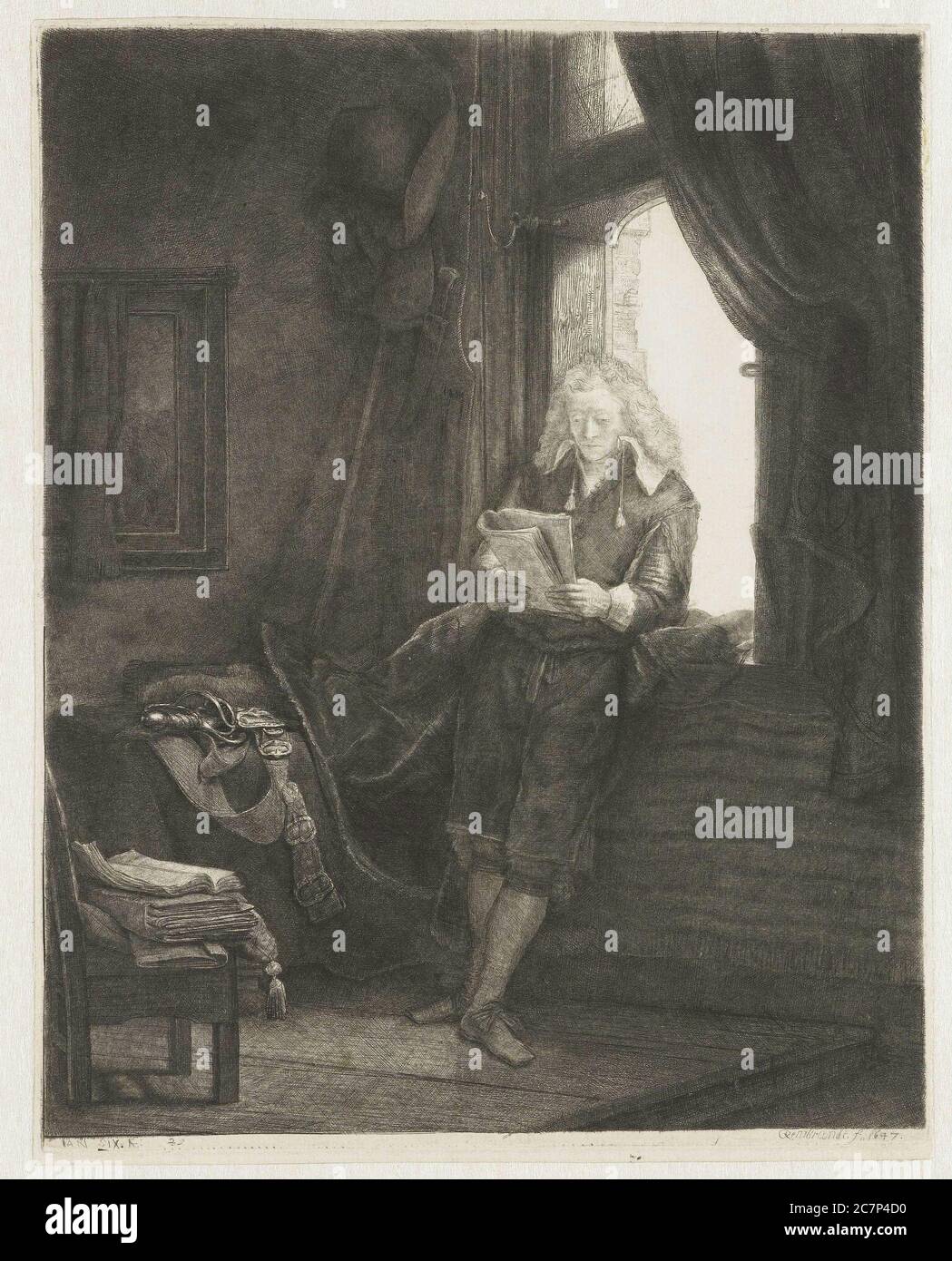 Artwork from the famous old master painter Rembrandt Stock Photo - Alamy