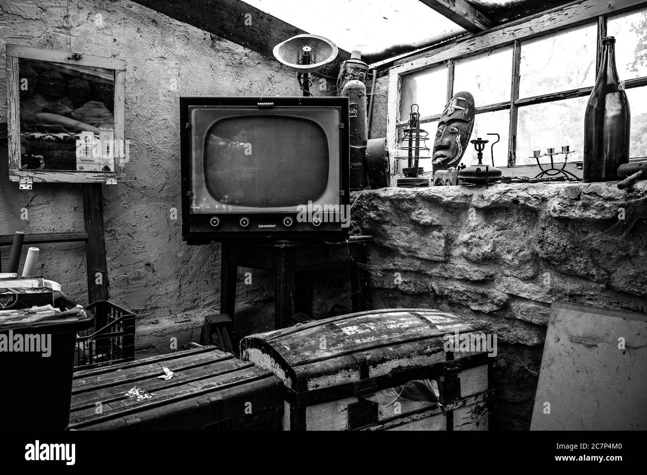 Grayscale Vintage Photography