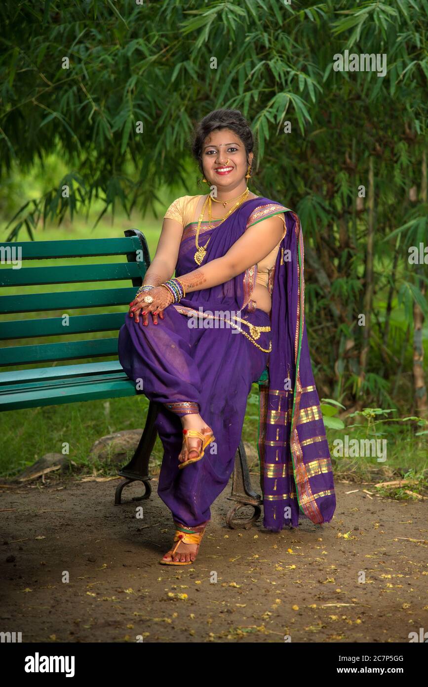 Indian maharashtrian rural woman in hi-res stock photography and images ...